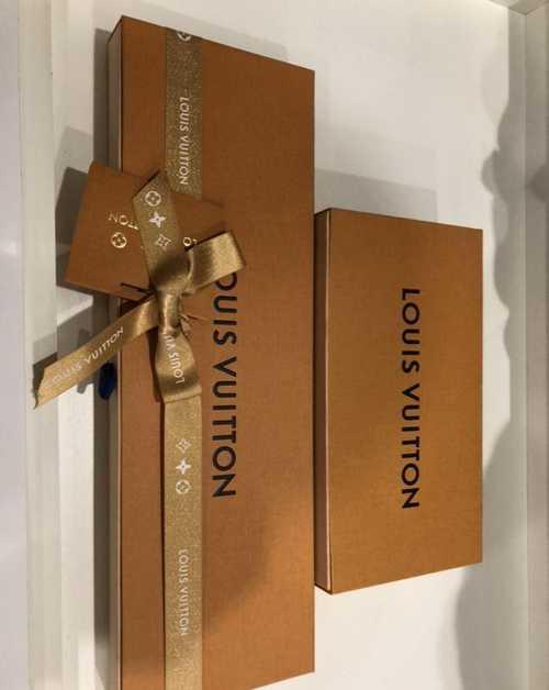 Коробка Louis Vuitton (галстук+кошелек)
