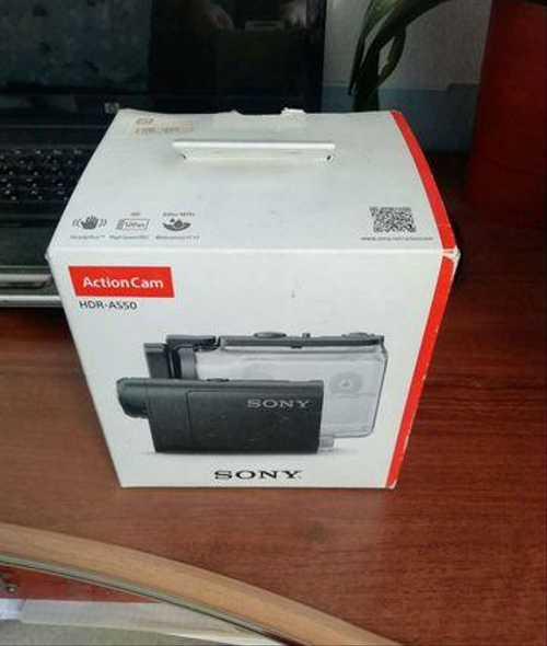 Коробка от sony Action Cam HDR-AS50
