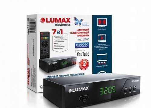 Цифровой тв тюнер lumax 3205 DVB-C, DVB-T2