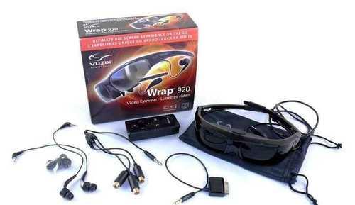 Видеоочки Vuzix Wrap 920. бу, в идеале