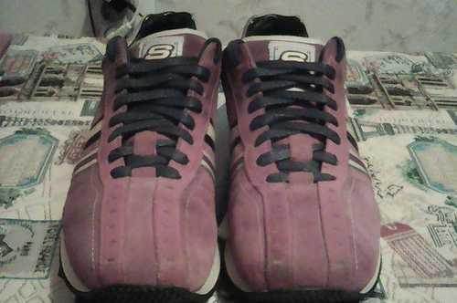 Кроссовки skechers (замшевые, размер EUR - 43)