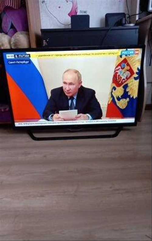 Телевизор jvc 40” (100см) встроенные цифровые кана