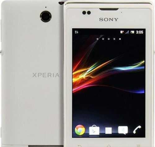 Телефон Сони Иксперия Sony Xperia E C1505 белый