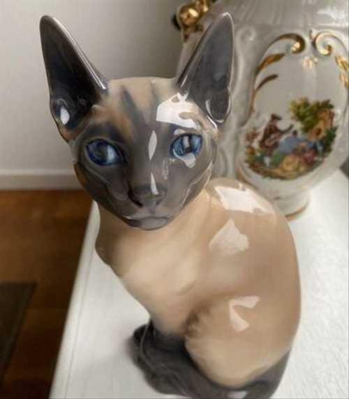 Фарфоровая фигура Сиамская кошка Bing&Gröndahl Roy
