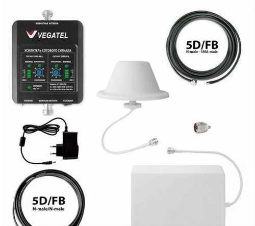 Готовый комплект vegatel VT-1800/3G-KIT офис, LED