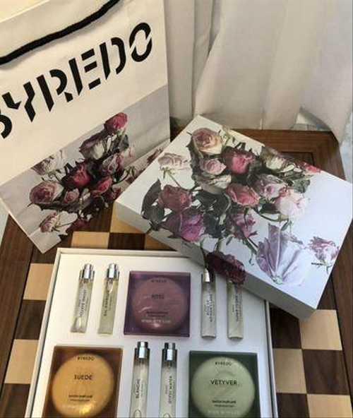 Подарочный набор Byredo 6*12 ml парфюм+мыло