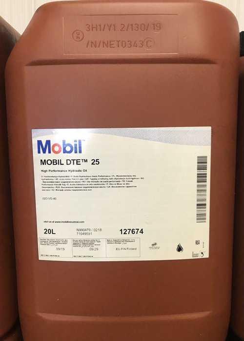 Масло Mobil DTE 25. 20L