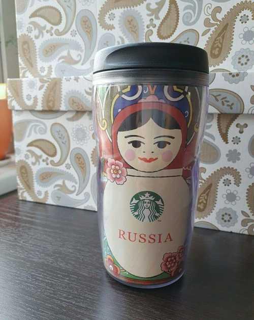 Термокружка Starbucks Матрёшка