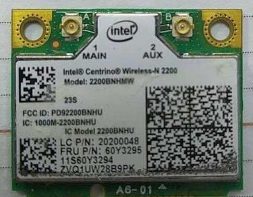 Wi-fi карта Intel Centrino Wireless-N 2200