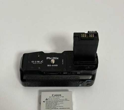 Батарейный блок Phottix BG-550D