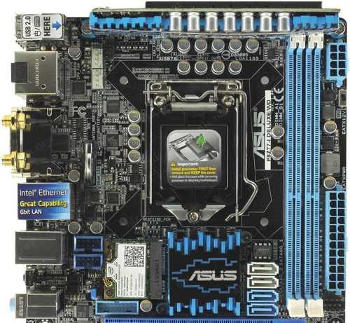 Крутая Mini-ITX плата LGA 1155 Asus P8Z77-I Deluxe