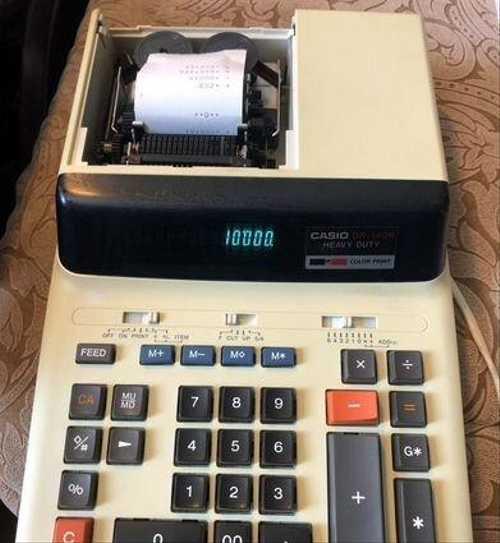 Калькулятор печатающий casio DR-140N
