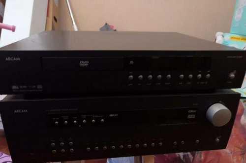 Аудио Ресивер марки Arcam модель avr250+DVD плеер
