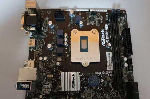 Связка Asrock H310CM-HDV + i7 8700t