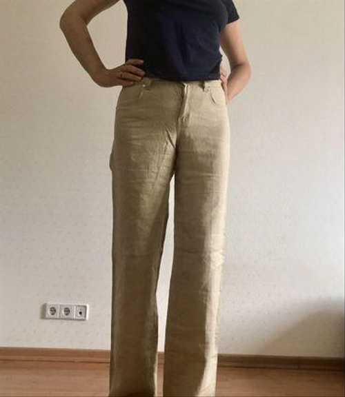 Брюки лён Trussardi jeans