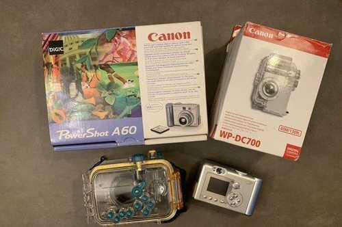 Canon PowerShot A60 + новый оригинальный бокс для