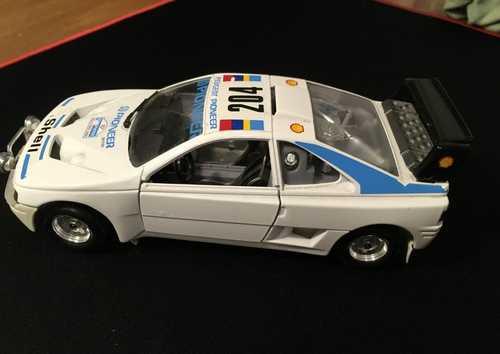 Модель Burago Peugeout 405 turbo 1/24 (Italy)
