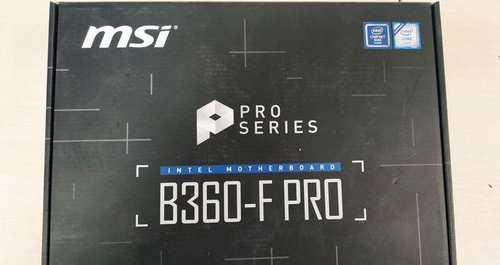 Материнская плата MSI B360-F PRO