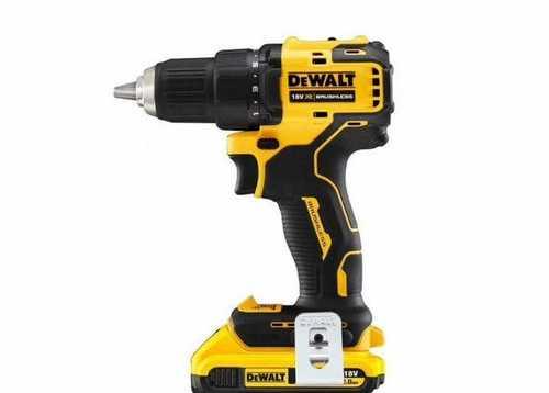 Дрель-шуруповерт бесщеточный dewalt DCD708D2T