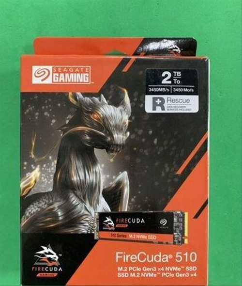 Seagate SSD FireCuda 510 2tb / 3450/3200mbs, NEW
