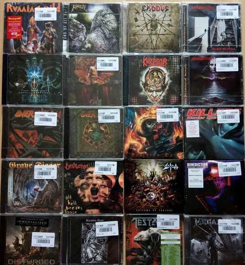 Thrash Death Speed Heavy Metal фирменные CD