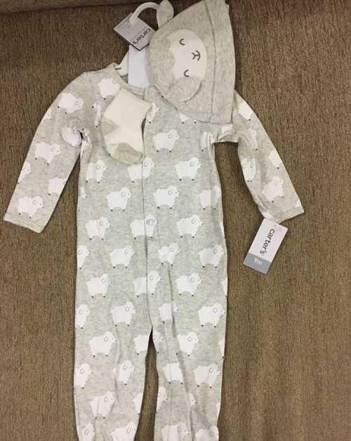Комбинезон Carter’s р68-86, платье HM р62