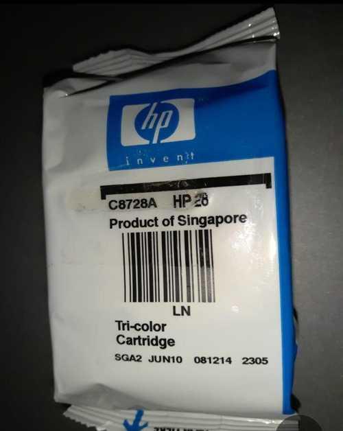 Струйный картридж HP 28 (С8728А ),цветной