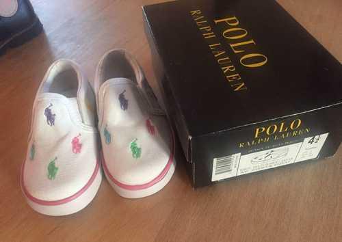 Слипоны для девочки Polo Ralph Loren 20 рр