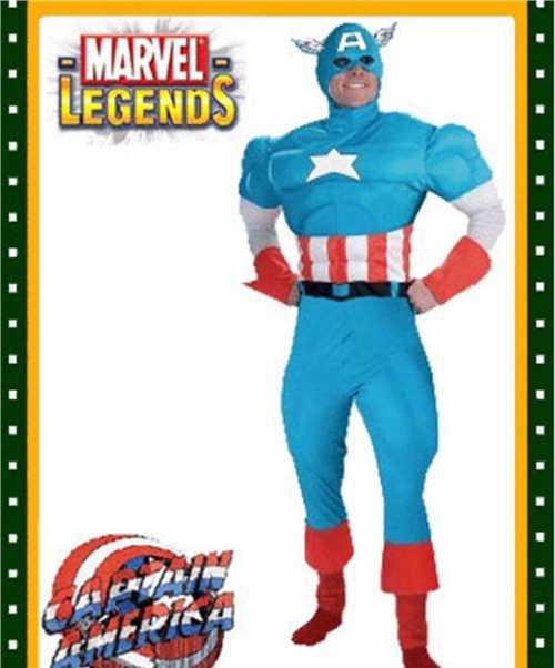Взрослый костюм Капитан Америка