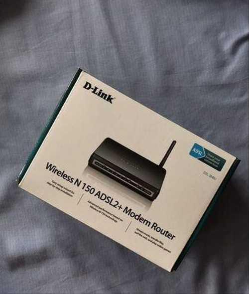 Модем роутер wi-fi adsl2+ D-Link