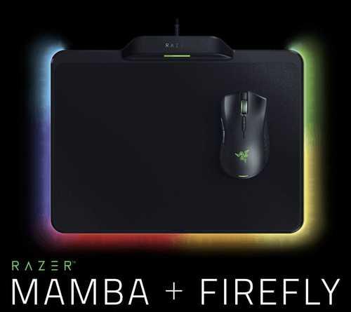 Абсолютно новый комплект Razer Mamba + Firefly Hyp