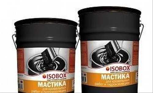 Мастика кровельная гидроизоляционная isobox, 22кг