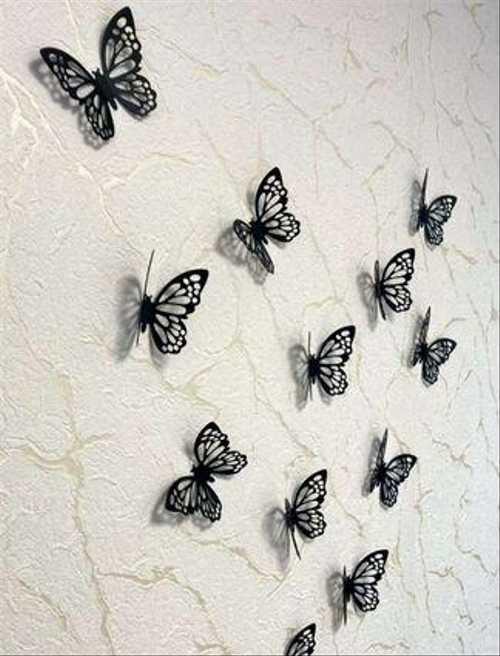 Украшение декоративное "Бабочки"6 шт postuff
