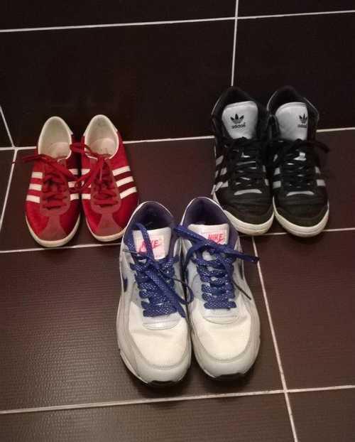 Кроссовки Nike, Adidas