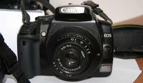 Canon EOS зеркальный и Гелиос м44 58мм портретник