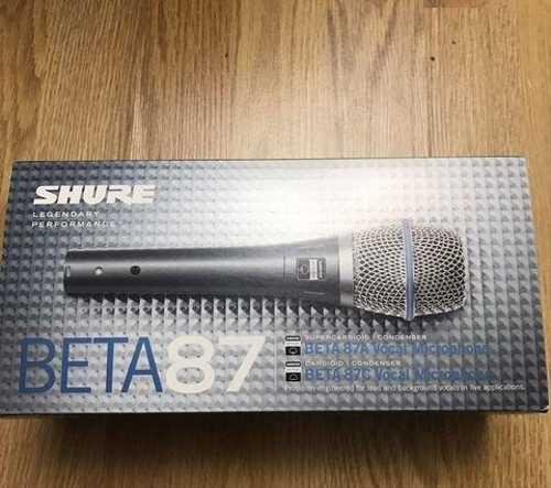Новый Shure beta87C