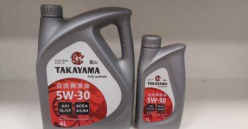 Масло моторное "takayama" SAE 5W-30, API SL/CF