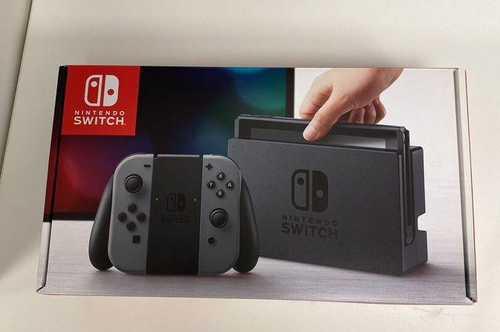 Игровая приставка Nintendo Switch grey рст (серая)