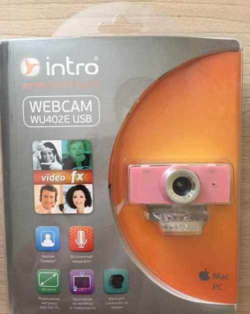 Веб-камера intro webcam wu402e usb