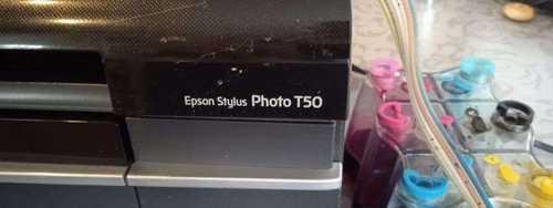 Фотопринтер цветной T50 epson