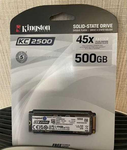 Kingston kc2500 ssd NVMe