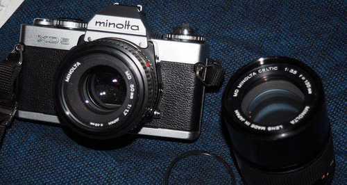 Пленочный фотоаппарат minolta XD5