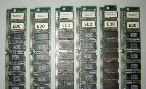 Оперативная память simm 30, 72 pin, EDO, FP