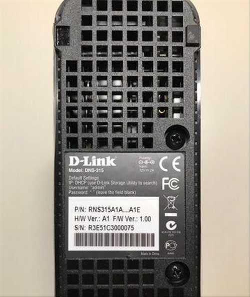 NAS Dlink DNS-315 + 2Tb HDD WD20ezrx