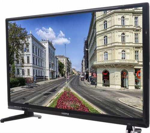 24" Телевизор Harper 24R490T чёрный