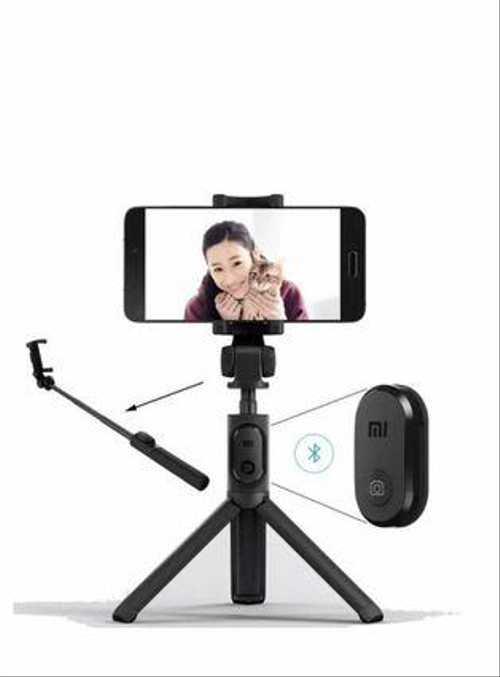 Монопод-трипод Xiaomi Mi SelfieStick Tripod blueto