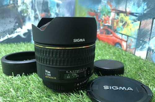 Nikon Sigma 14mm 1:2.8D HSM