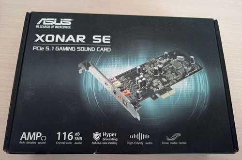 Внутренняя звуковая карта asus Xonar SE