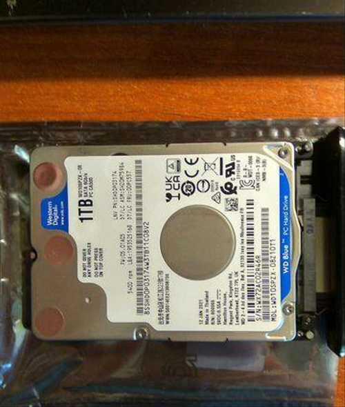 Wb blue 1тб HDD 2,5 SATA 3 (wd10spzx)