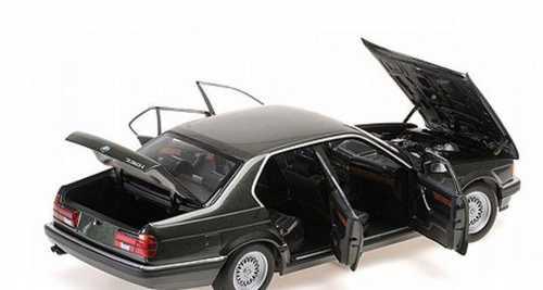 BMW 730I (E32) green metallic 1/18 (Minichamps)